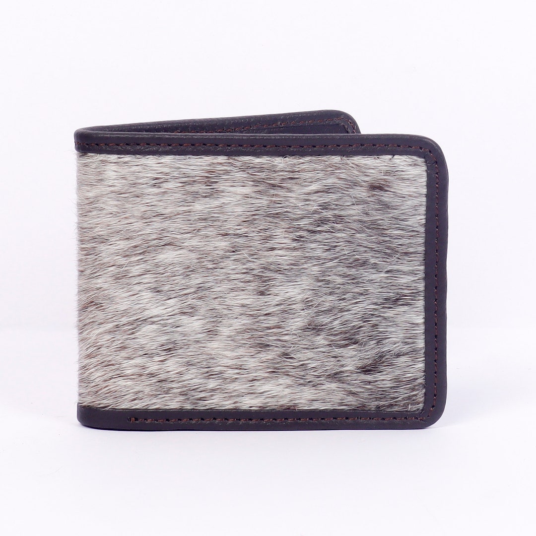 Cowhide Men's Leather Wallet Cowboy Leather Gift for Him - Etsy