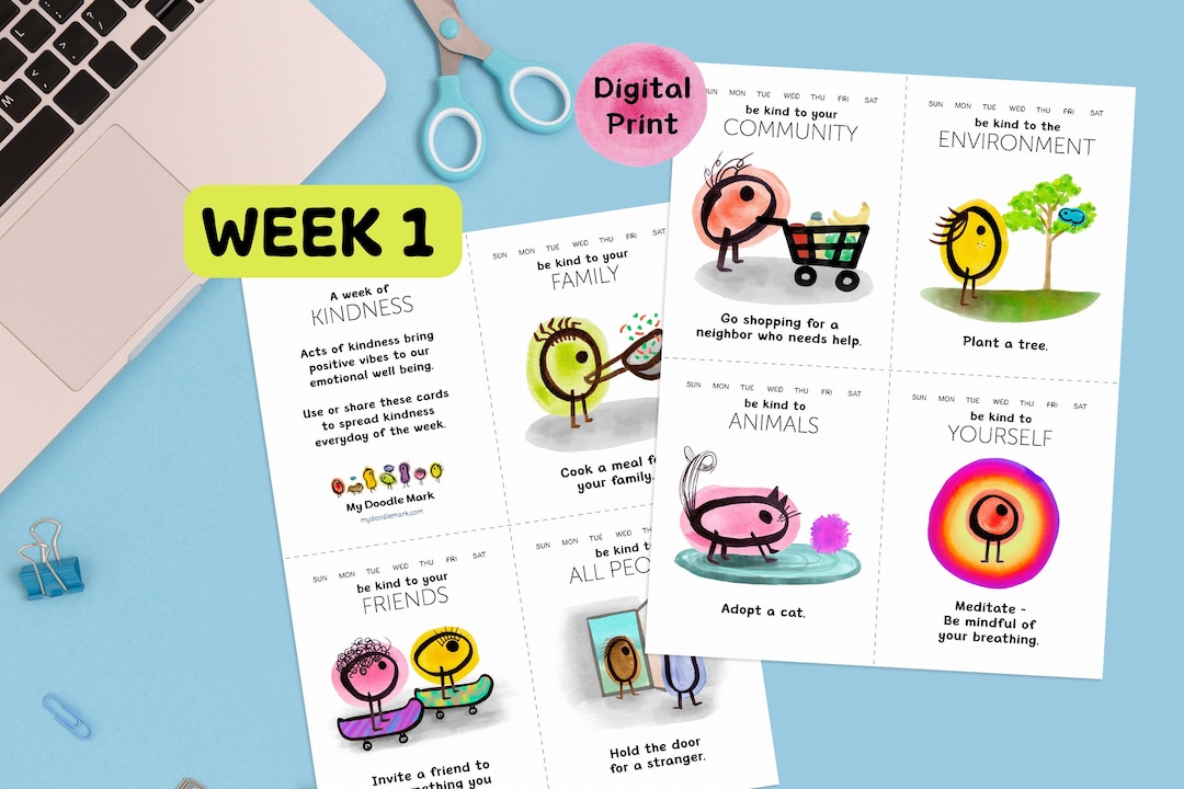 Kindness Cards, Acts of Kindness, Spread Kindness, Pay It Forward, One ...