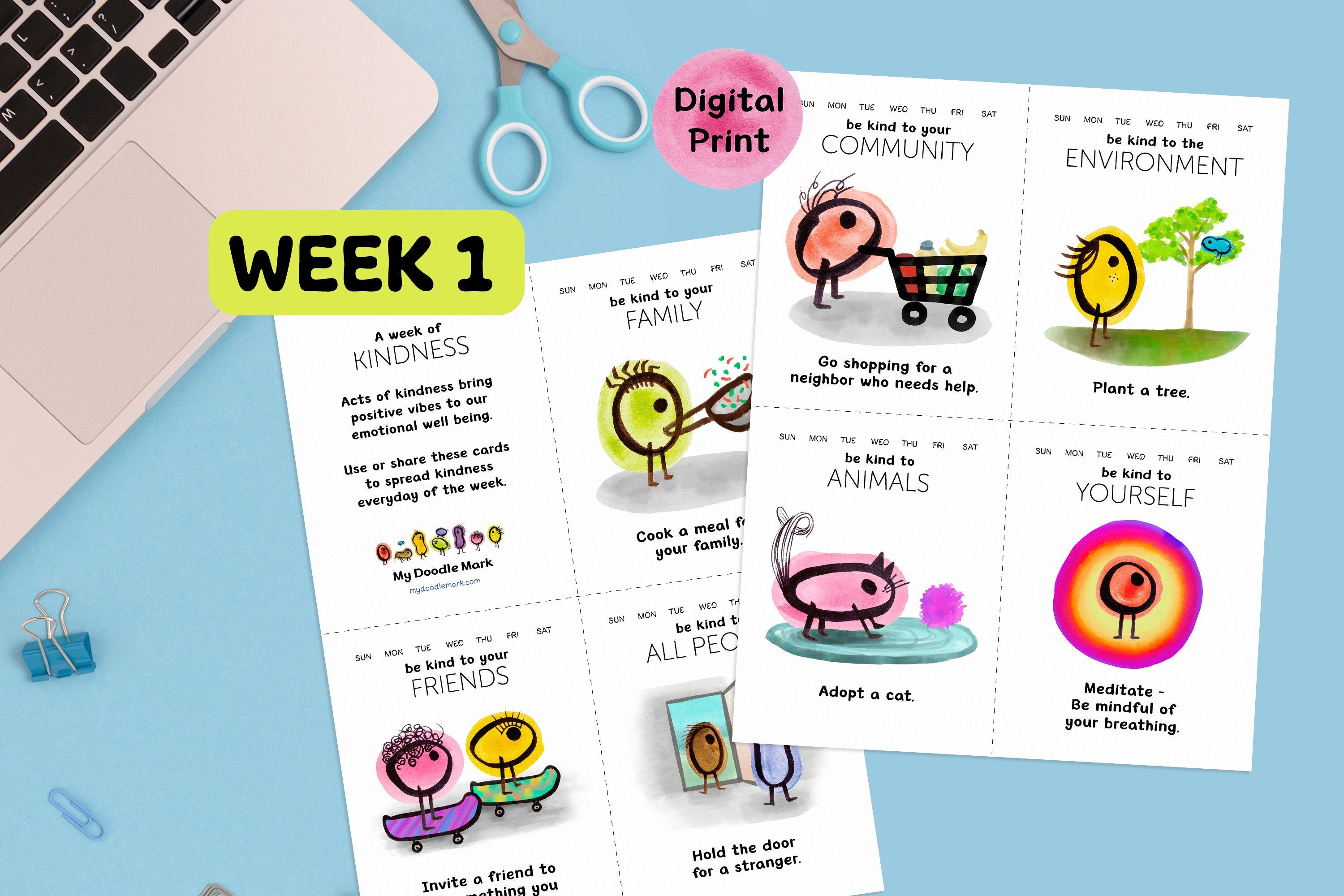 Kindness Cards, Acts of Kindness, Spread Kindness, Pay It Forward, One ...