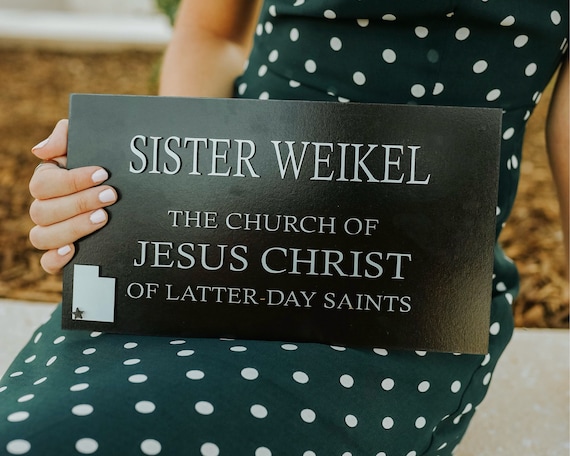 LDS Missionary Sign Personalized - Etsy