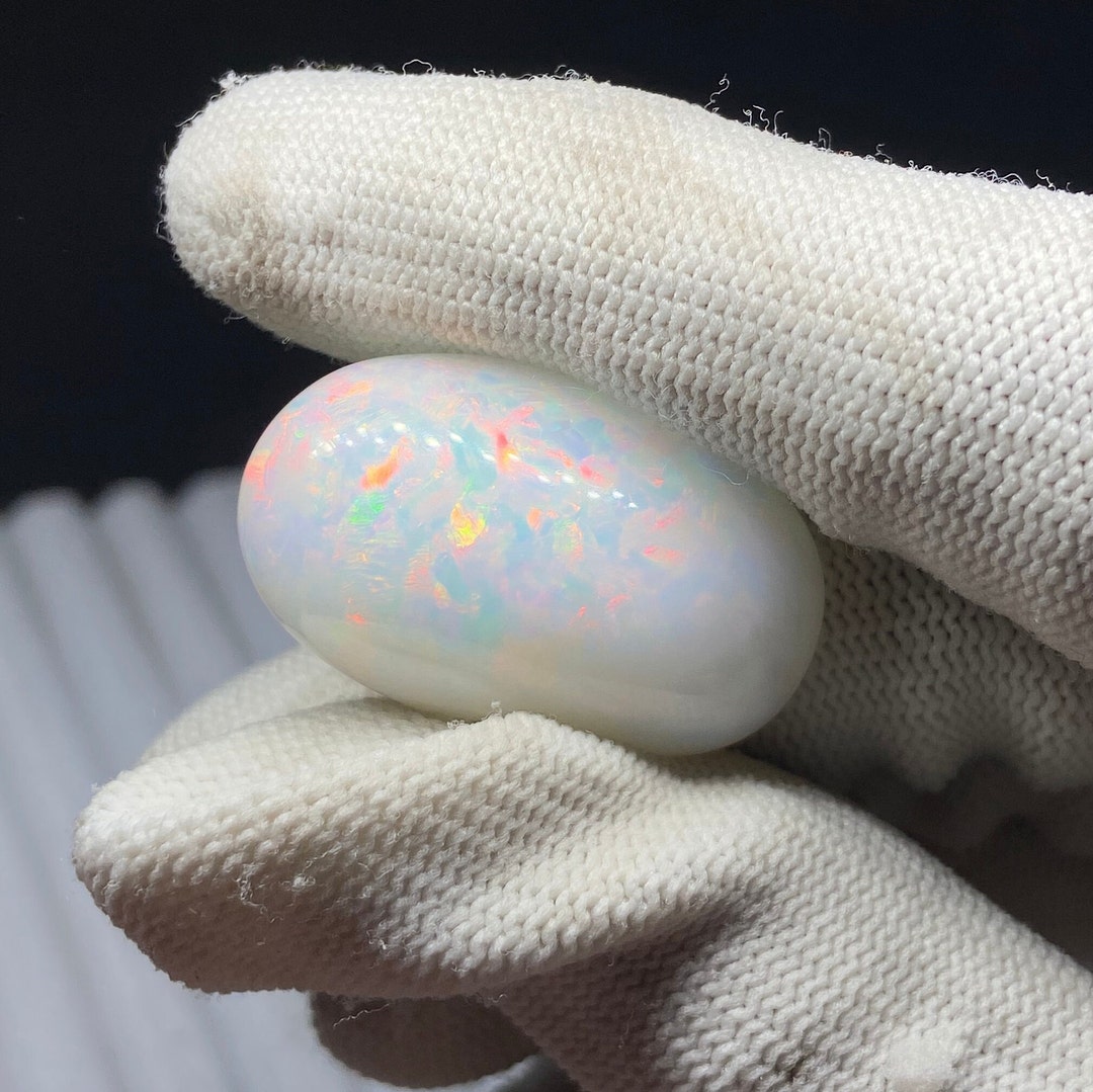 Mesmerizing Fire Opal: A Giant Chobochon Ethiopian Opal for Your ...