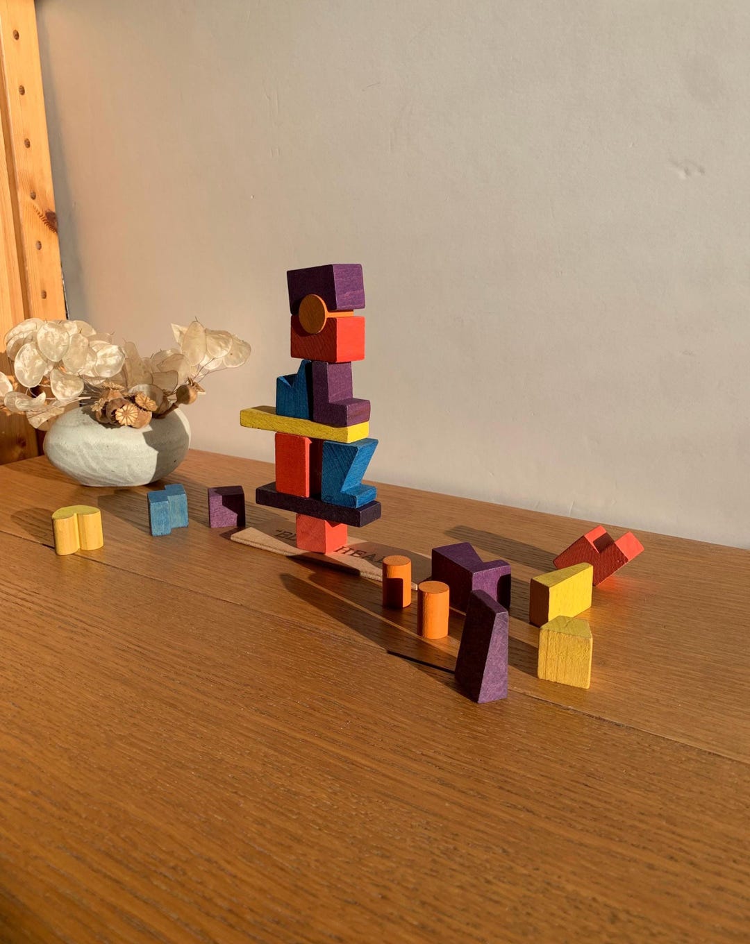 Vintage 1975 Blockhead! Block Head! A Balancing Skill Game - Etsy