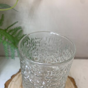 Vintage 60s Tree Bark Textured Glass Made in England by Ravenhead ...