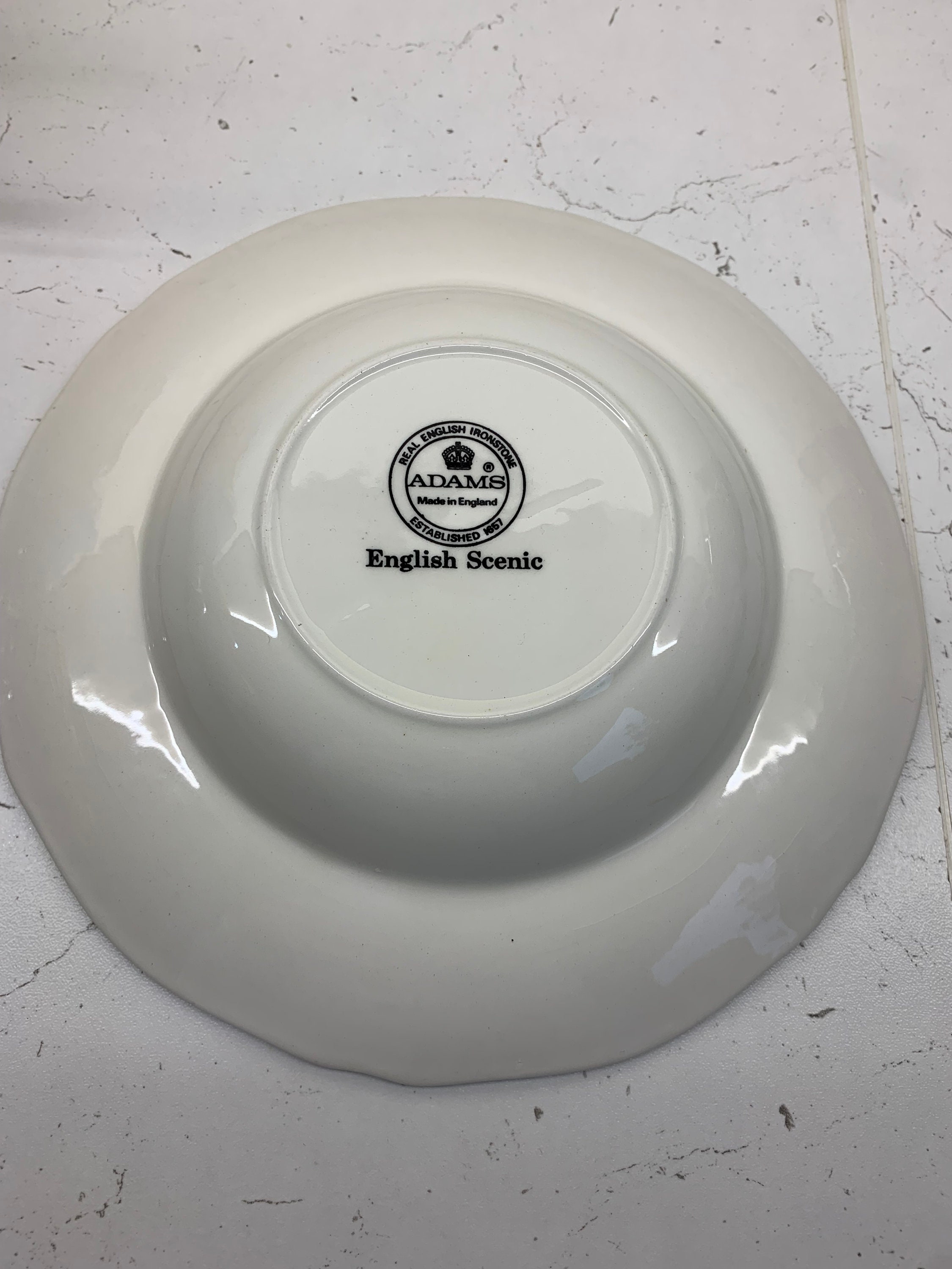 Adams Pottery in Staffordshire England-adams China English Scenic Green ...