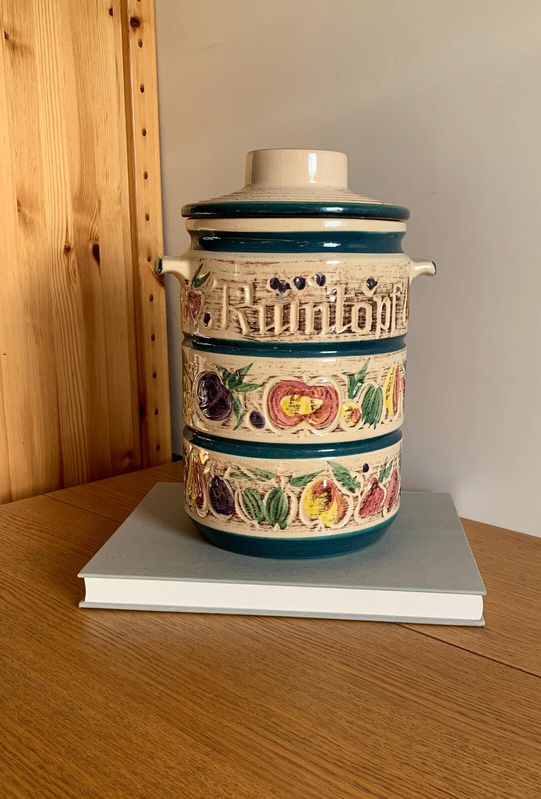 Autentic Large Vintage Rumtopf Jar Rumpot | Scheurich Keramik Rumpot ...