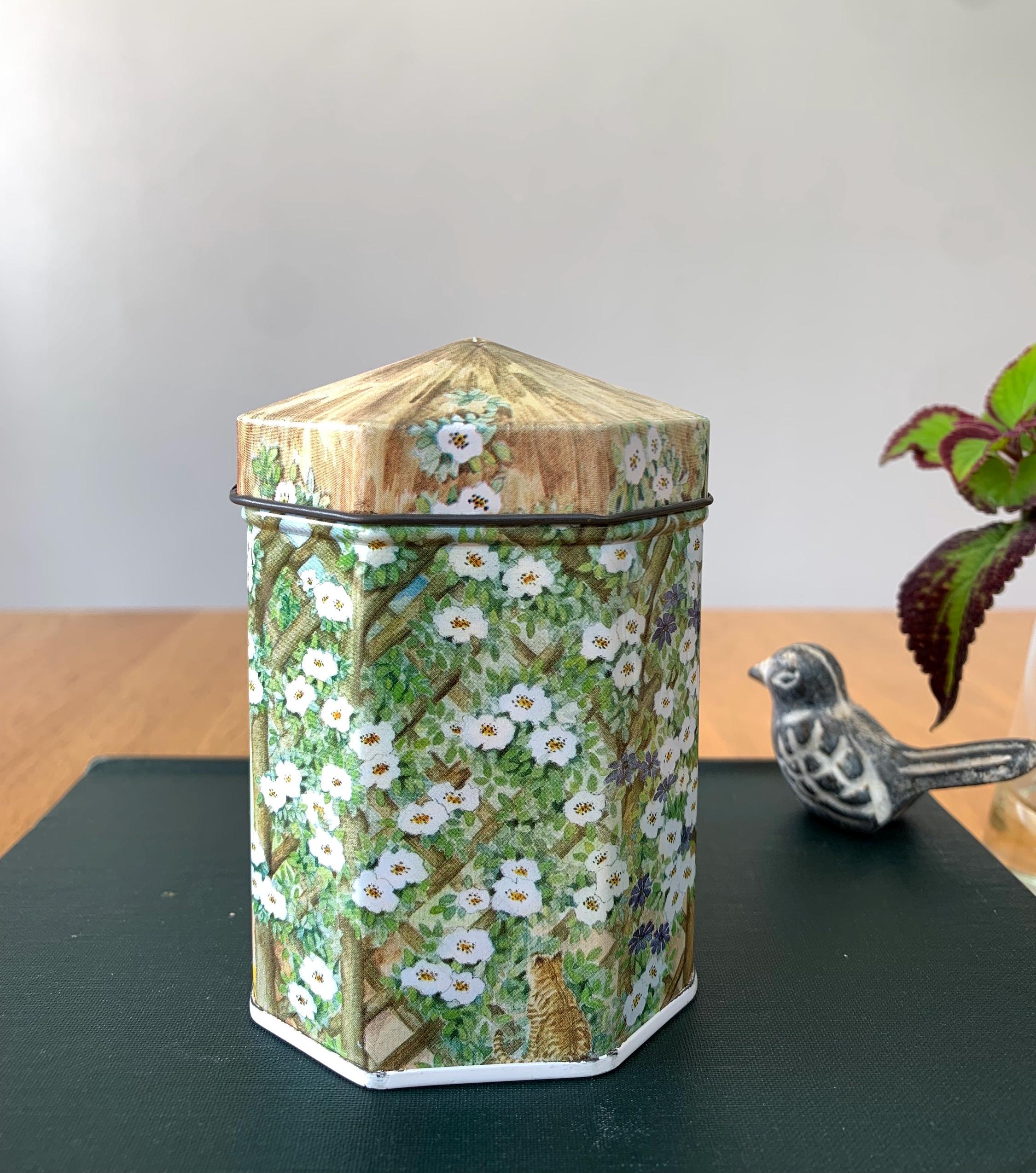 Vintage 80s Summer House Tea Tin | Ian Logan Design K-1 - Etsy