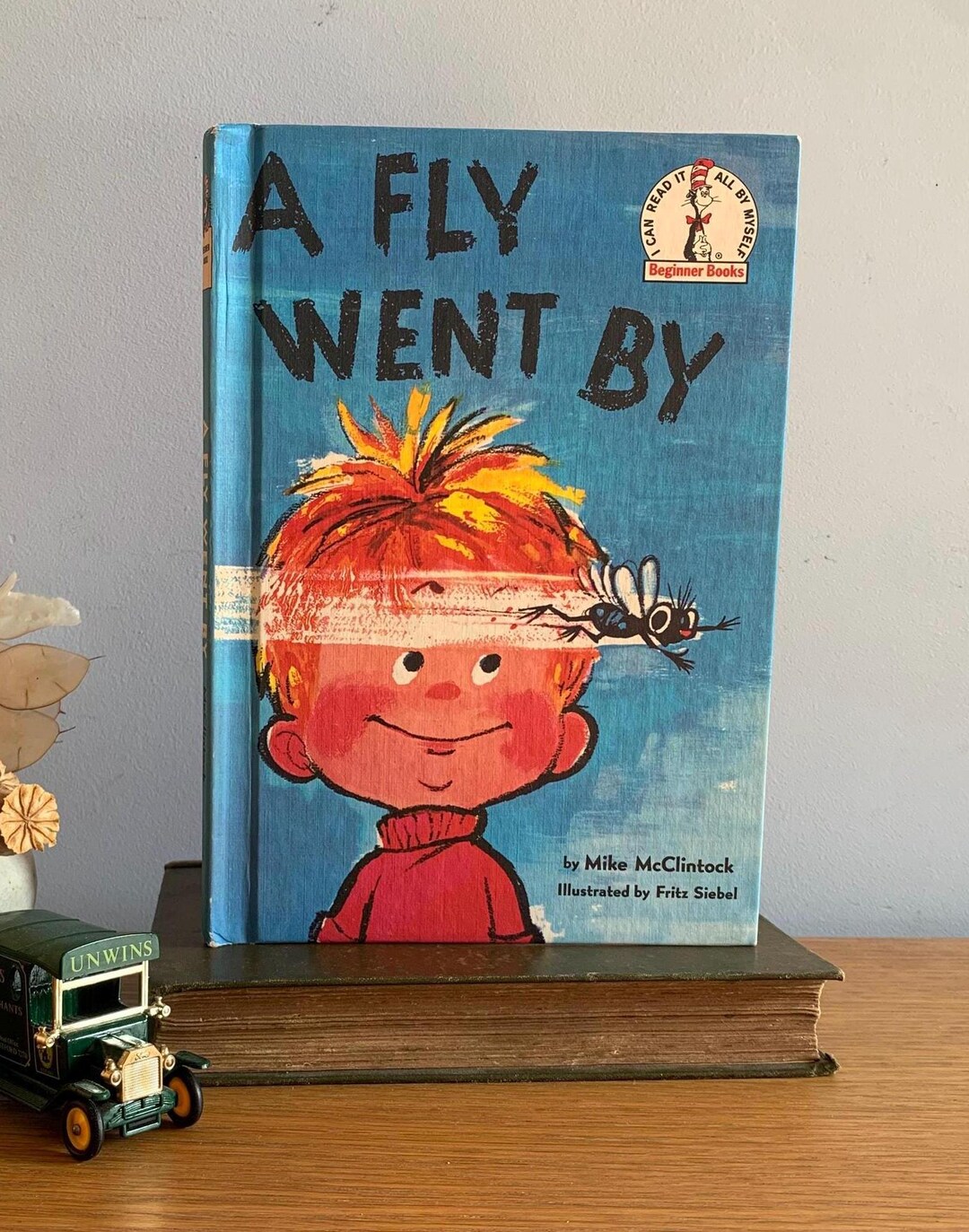 A Fly Went by Mike Mcclintock DJ 1961 Beginner Book Seuss Dust Jacket ...