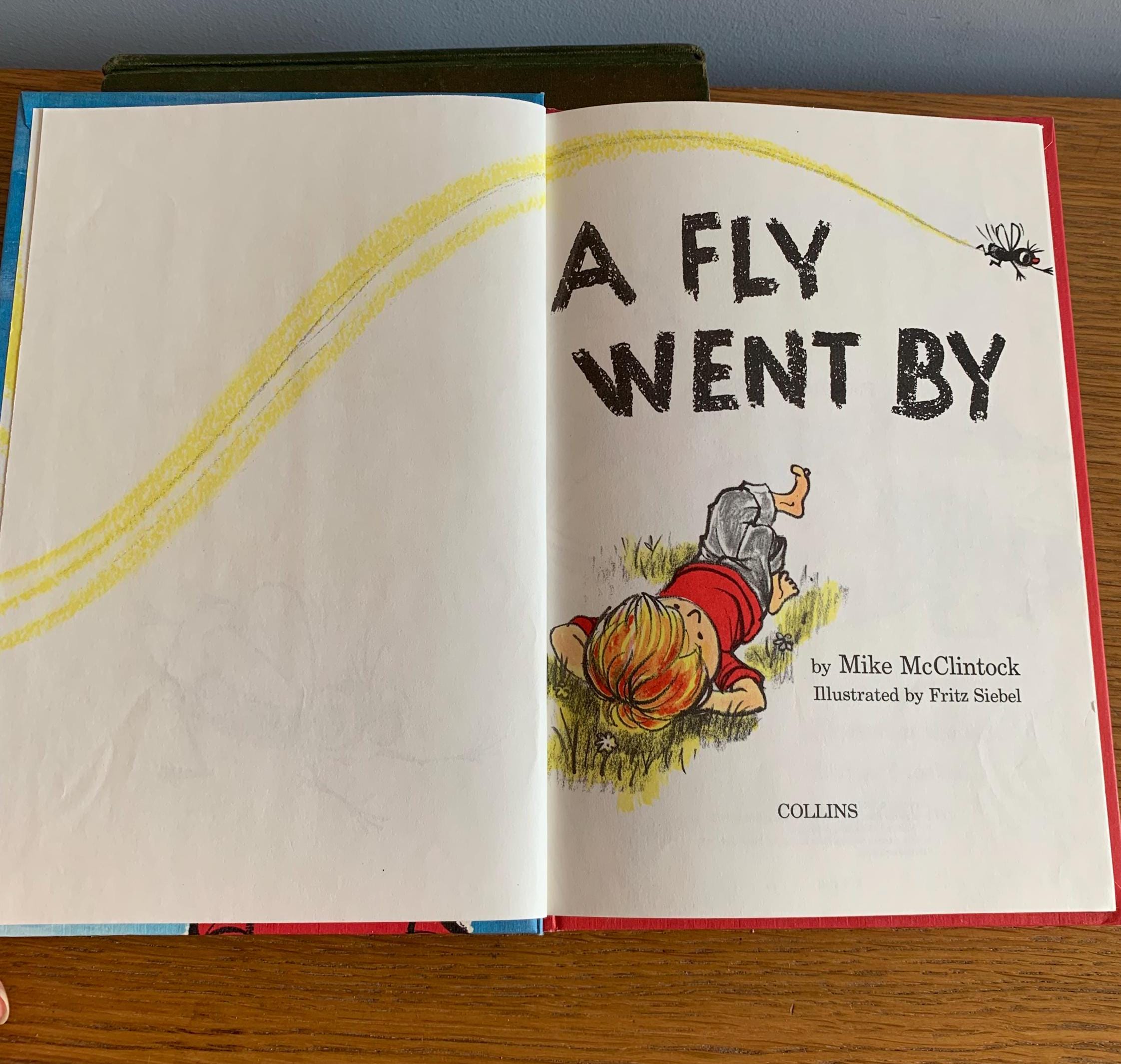 A Fly Went by Mike Mcclintock DJ 1961 Beginner Book Seuss Dust Jacket ...