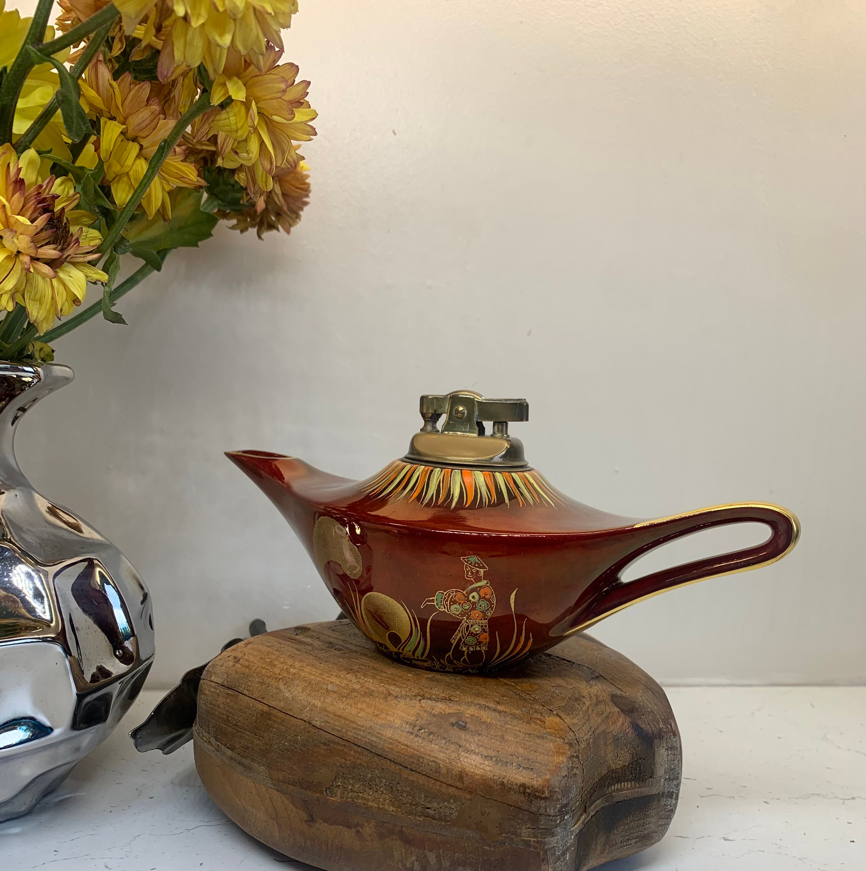 Carlton Ware Table Lighter Aladdin Genie Style vintage Ornamental ...