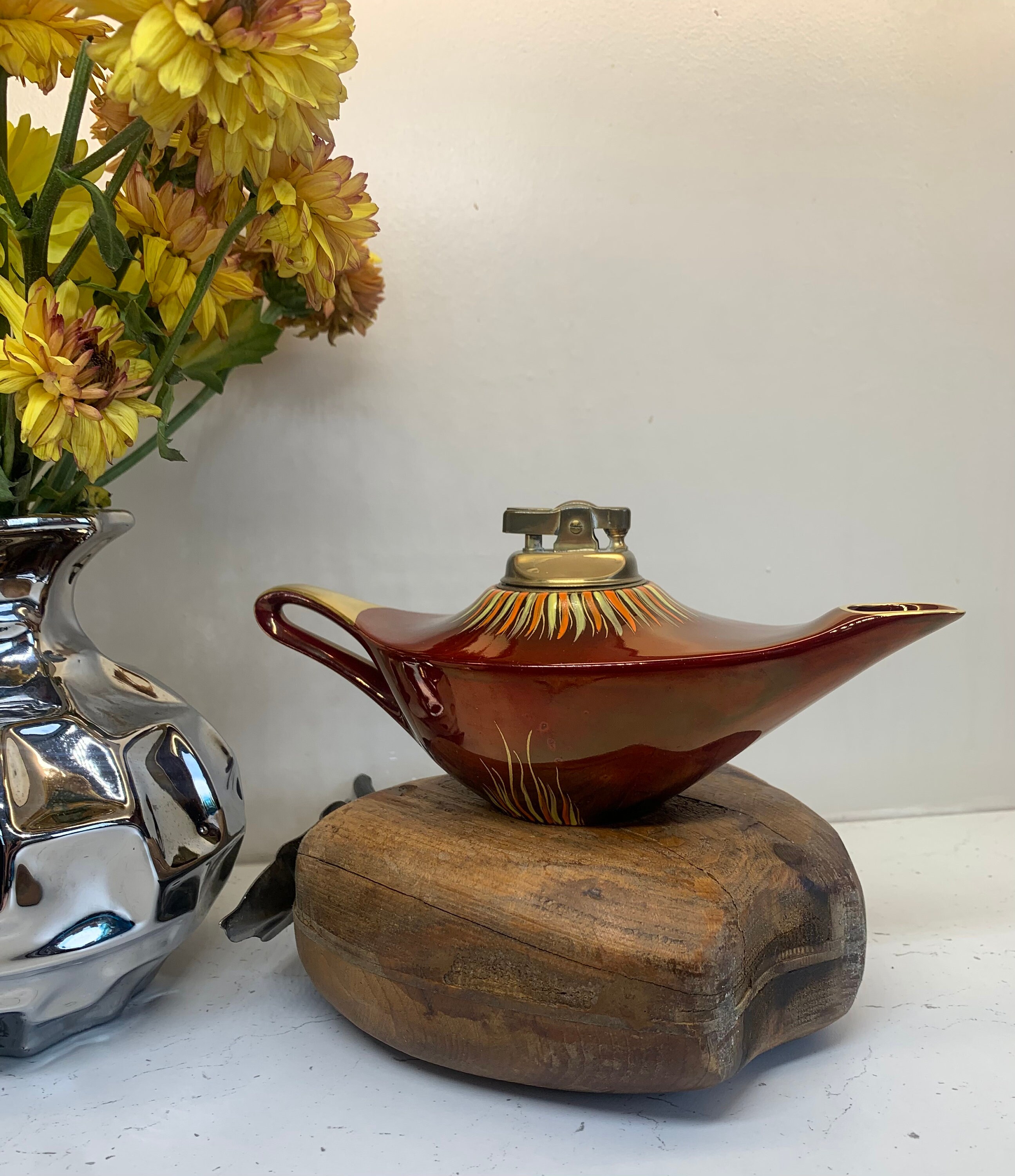 Carlton Ware Table Lighter Aladdin Genie Style vintage Ornamental ...