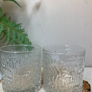 Vintage 60s Tree Bark Textured Glass Made in England by Ravenhead ...