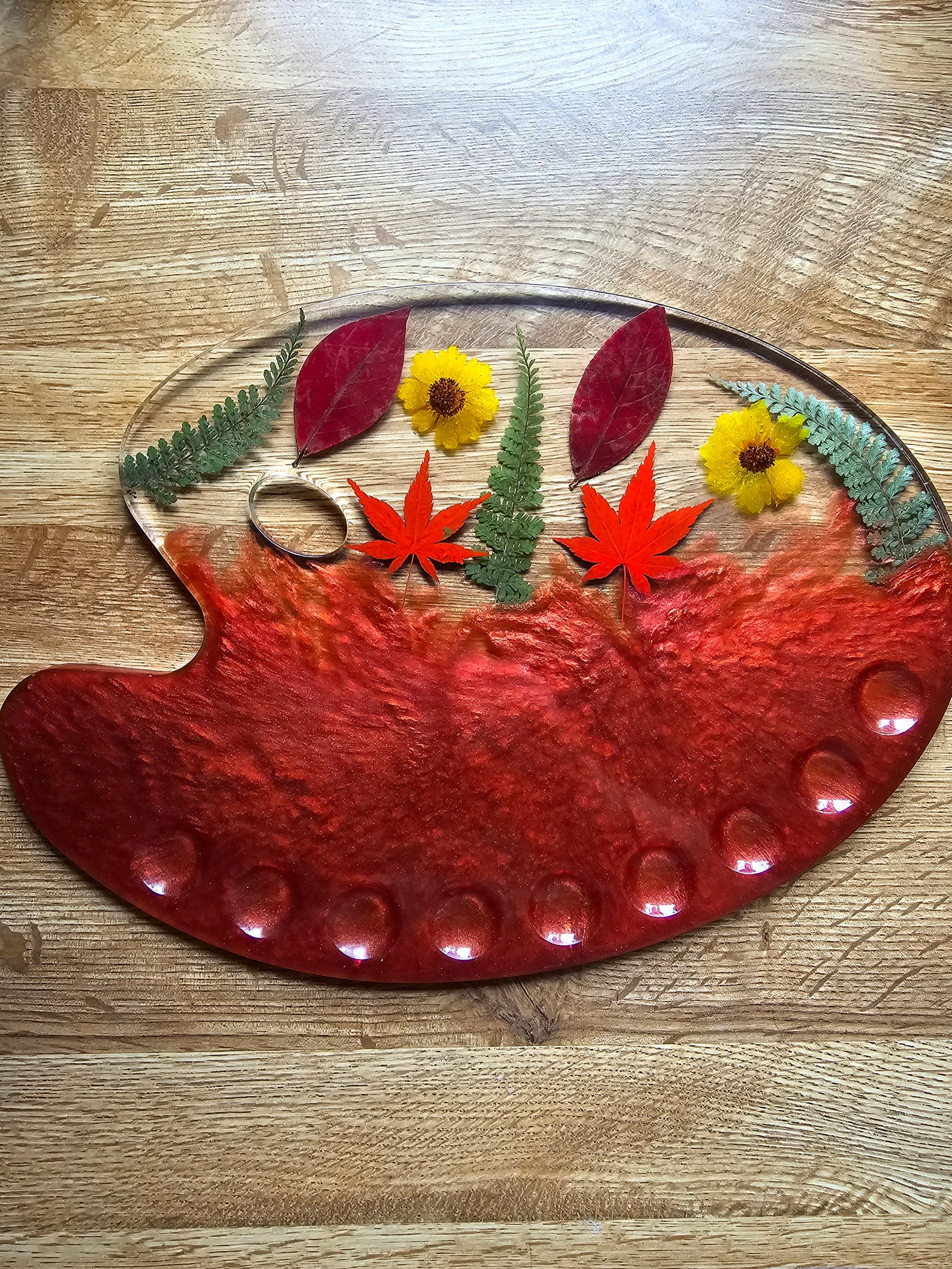 Custom Paint Palette | Resin Paint Gift | Unique Handmade Gift | Gift ...