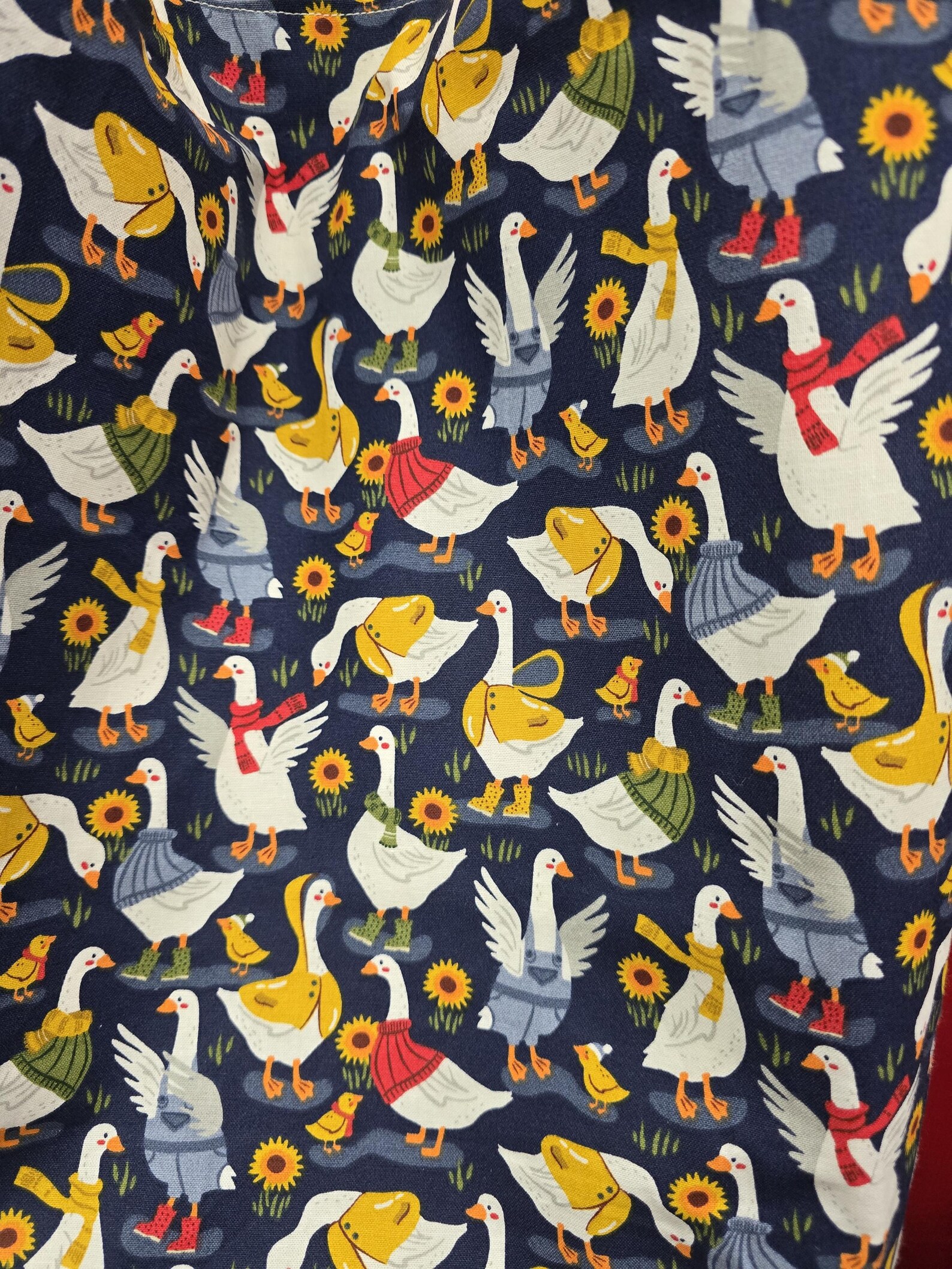 Goose Tote Bag | Farmers Market Tote | Canvas Tote Bag | Spacious Bag ...