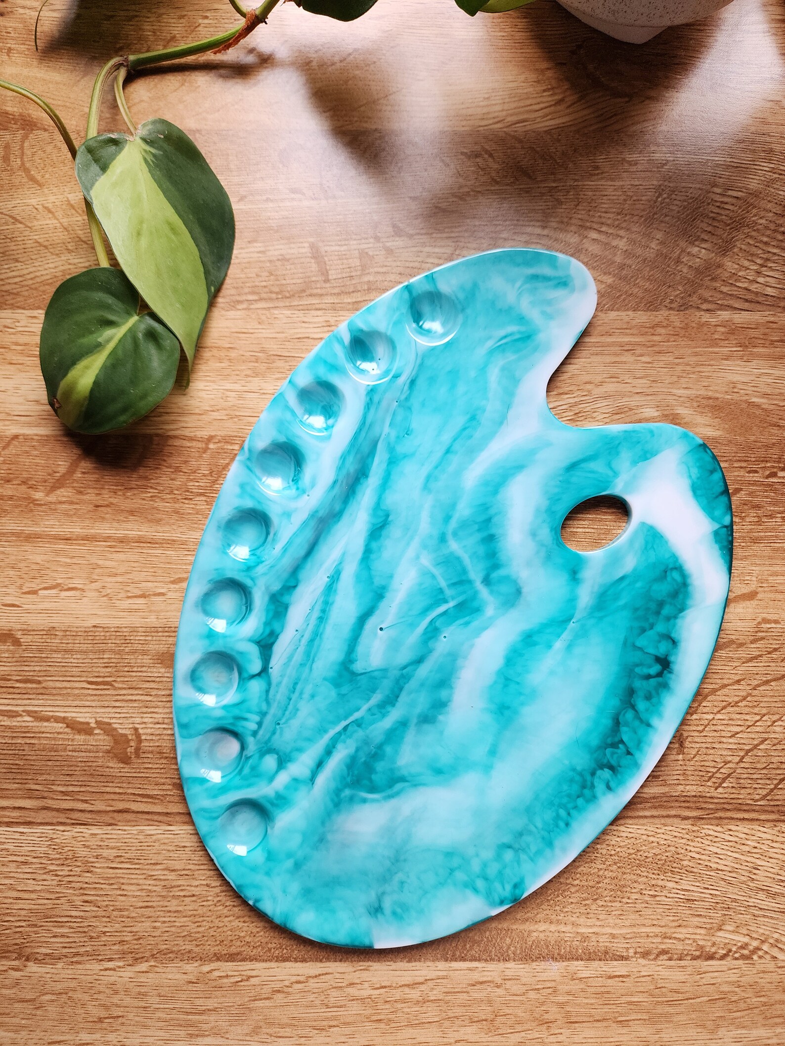 Custom Paint Palette | Resin Paint Gift | Unique Handmade Gift | Gift ...