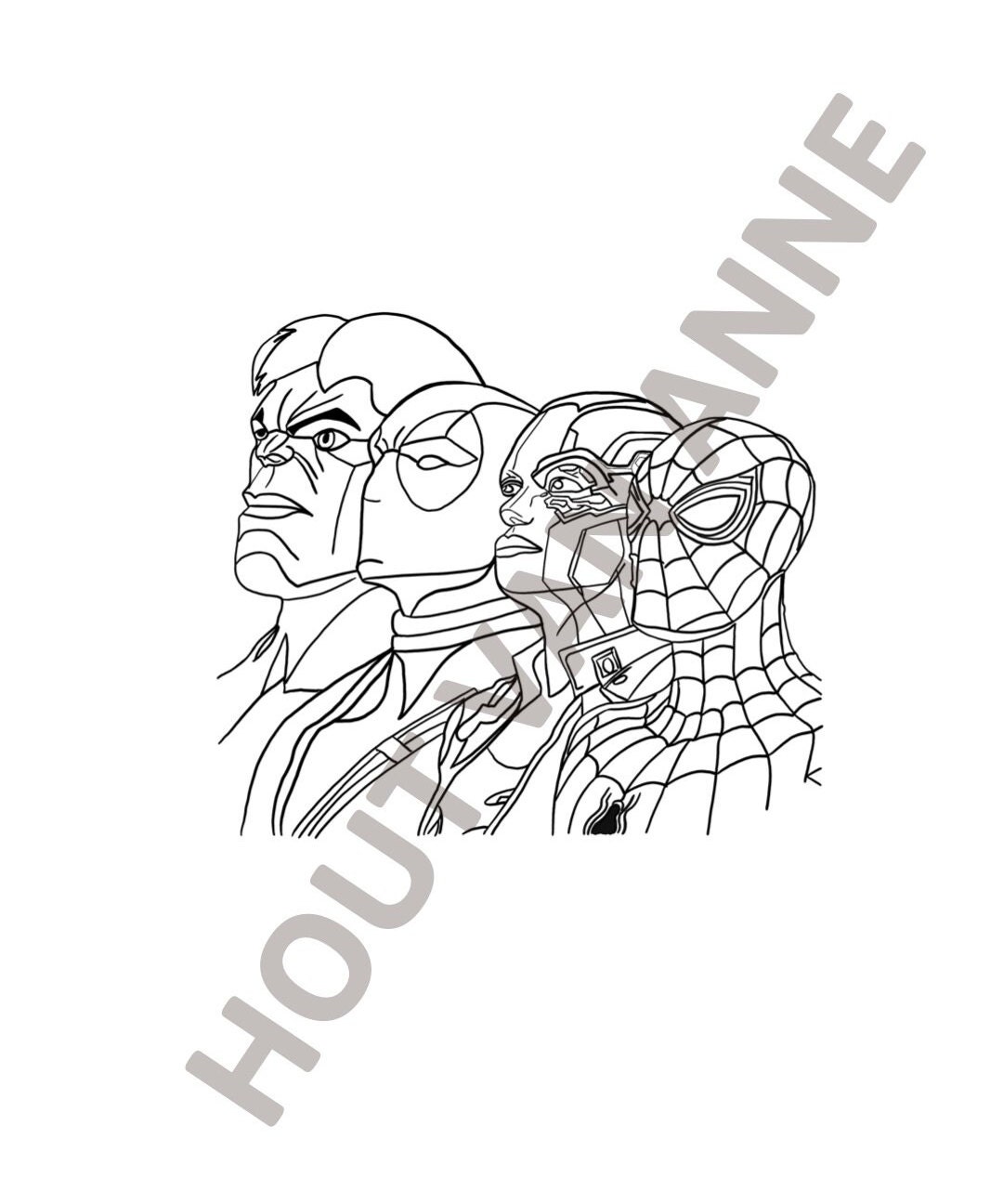 Marvel DXF/SVG/PNG Digital File - Etsy