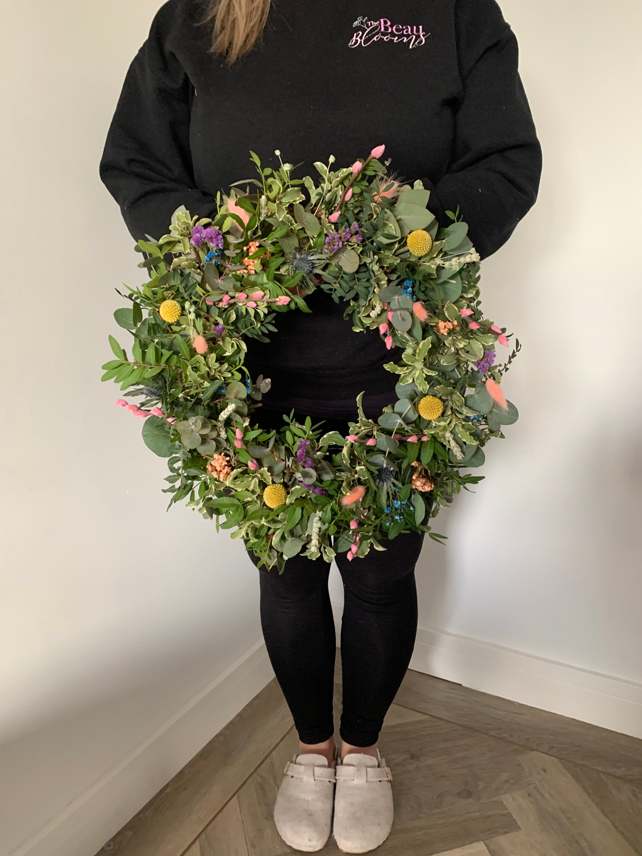 Spring Wreath Kit. DIY make your own Fresh Spring Wreath kit ...