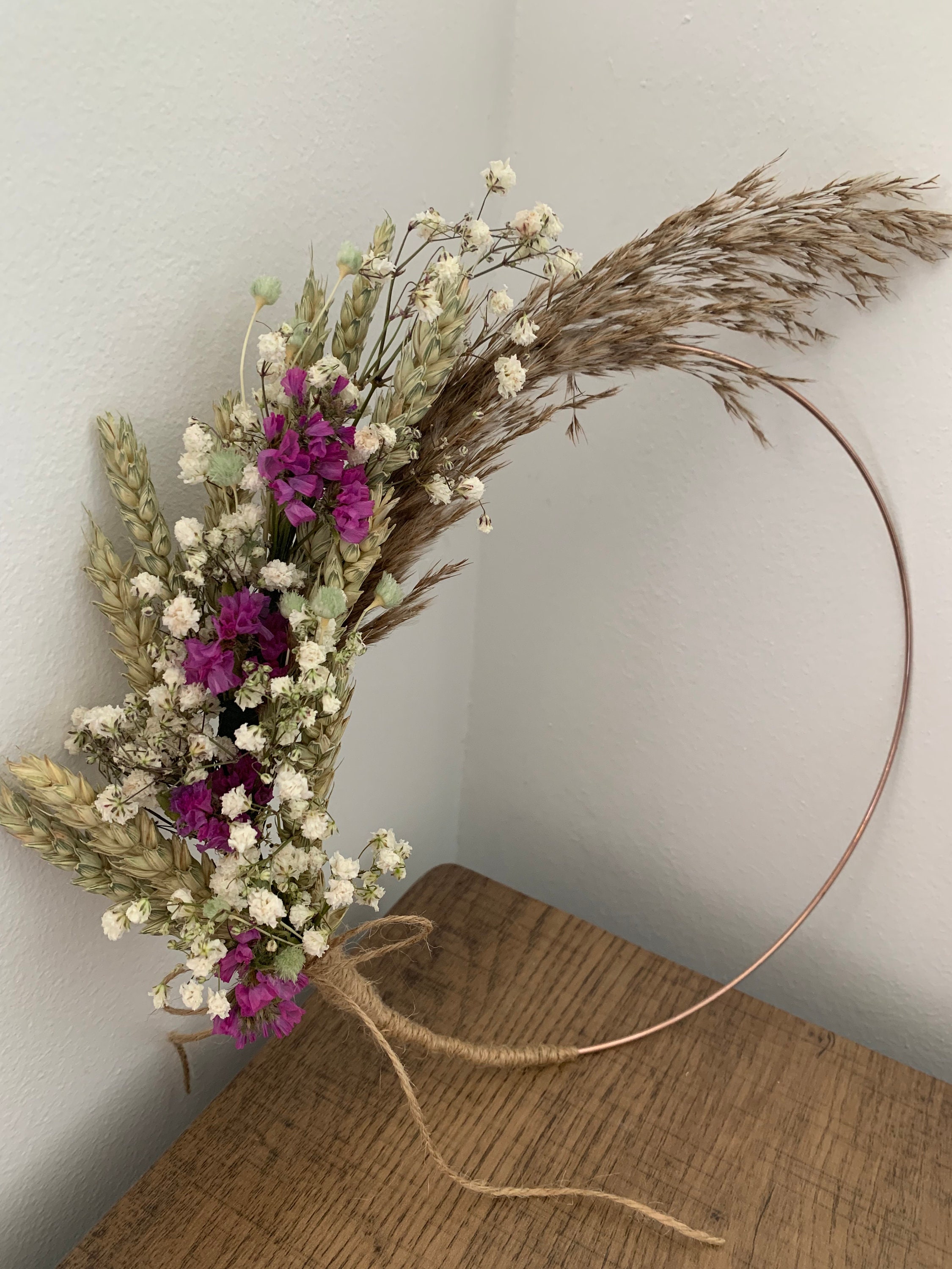 Spring Wreath Kit. DIY make your own Dried Wreath kit. Everything you ...