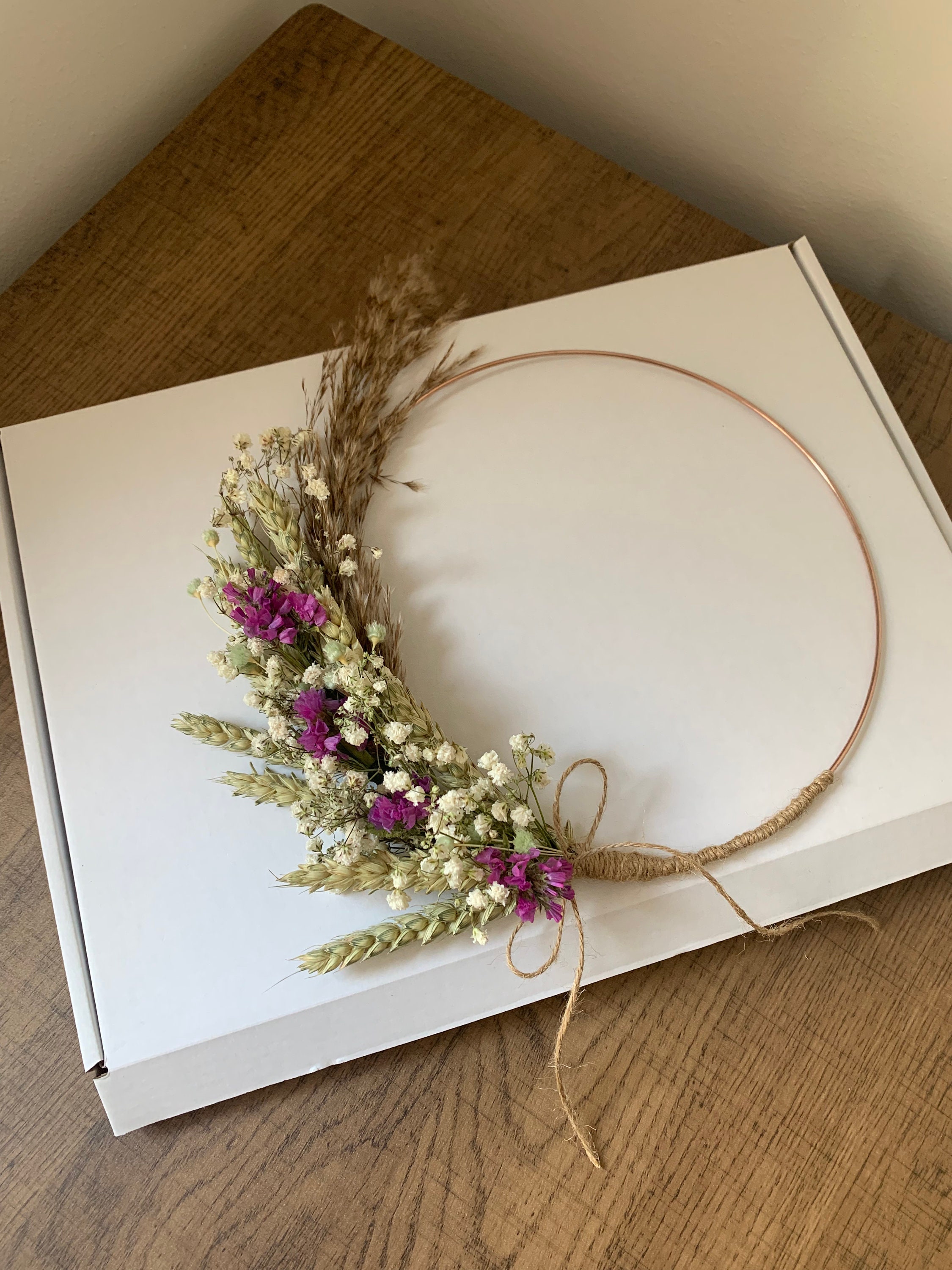 Spring Wreath Kit. DIY make your own Dried Wreath kit. Everything you ...