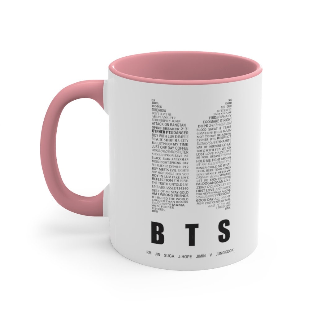 BTS Mug, Bts Song Merch, Kpop Mug, Bts Logo, Bts Coffee Mug, Coffee Cup ...