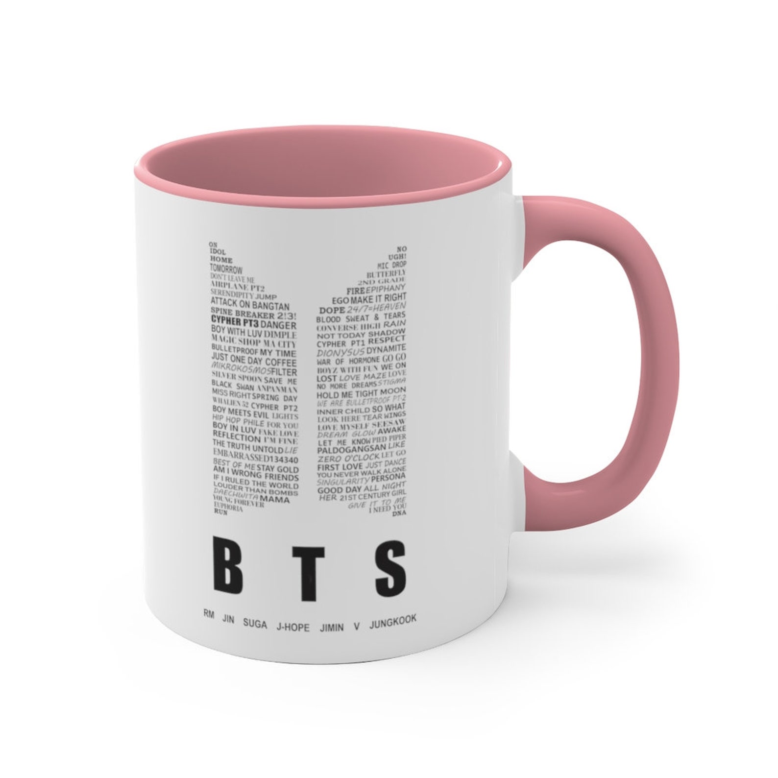 BTS Mug, Bts Song Merch, Kpop Mug, Bts Logo, Bts Coffee Mug, Coffee Cup ...