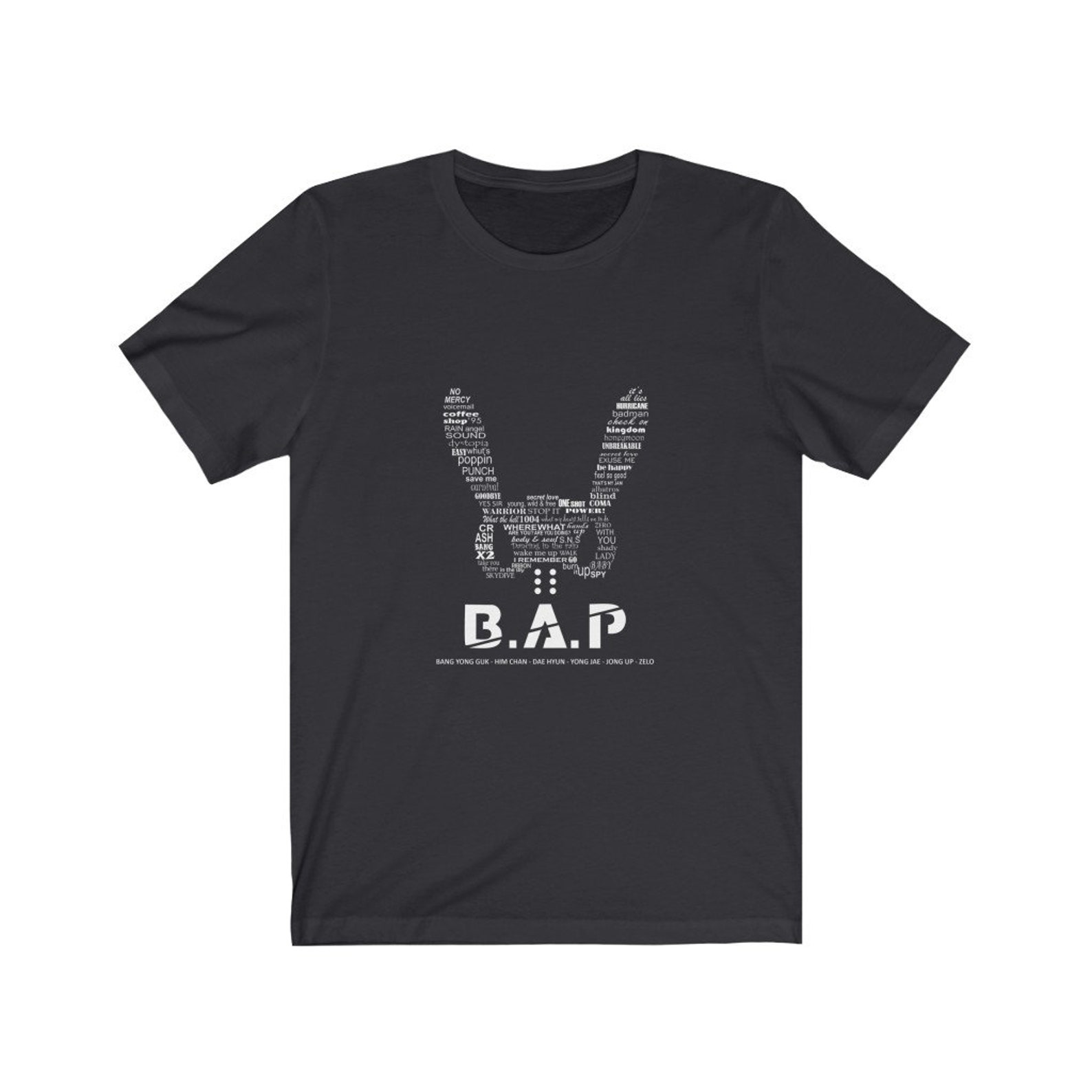B.A.P Shirt kpop shirt bap kpop b.a.p tshirt Bang Yongguk | Etsy