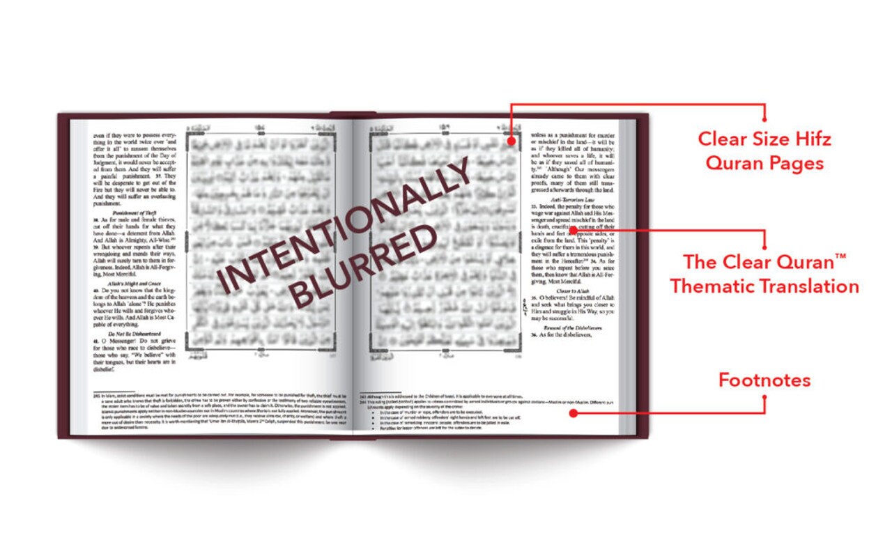 The Clear Quran® Series With Arabic Text, Majeedi Indo-pak, Script 15 ...