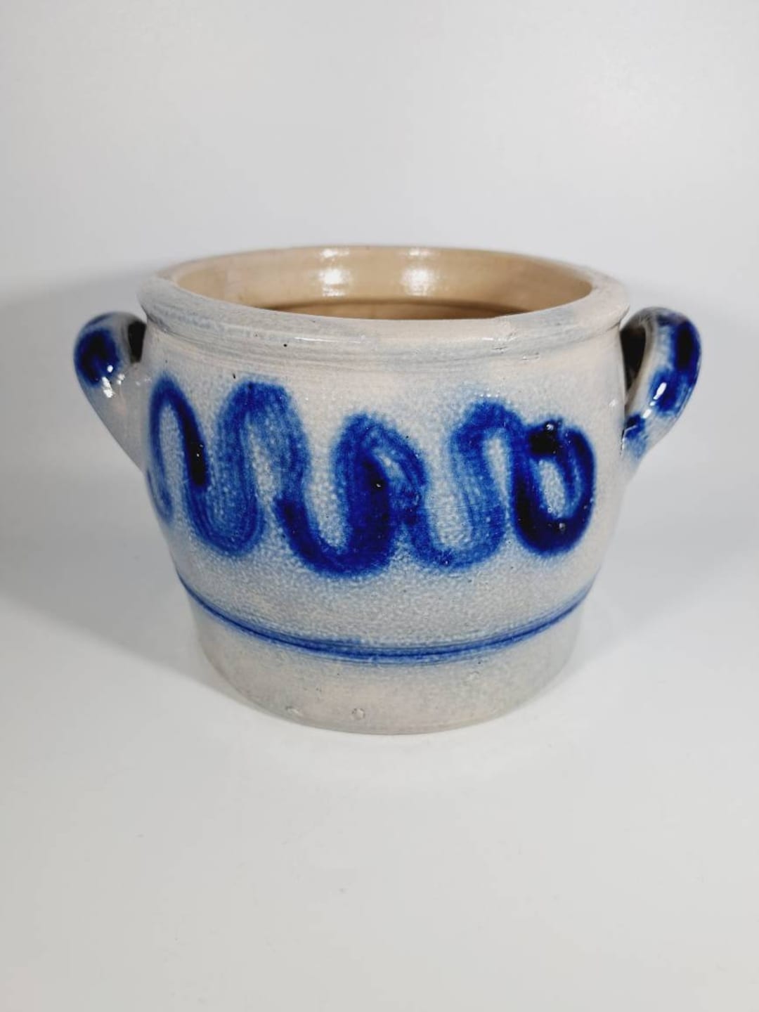 Fat Pot Lard Pot Stoneware Gray - Etsy