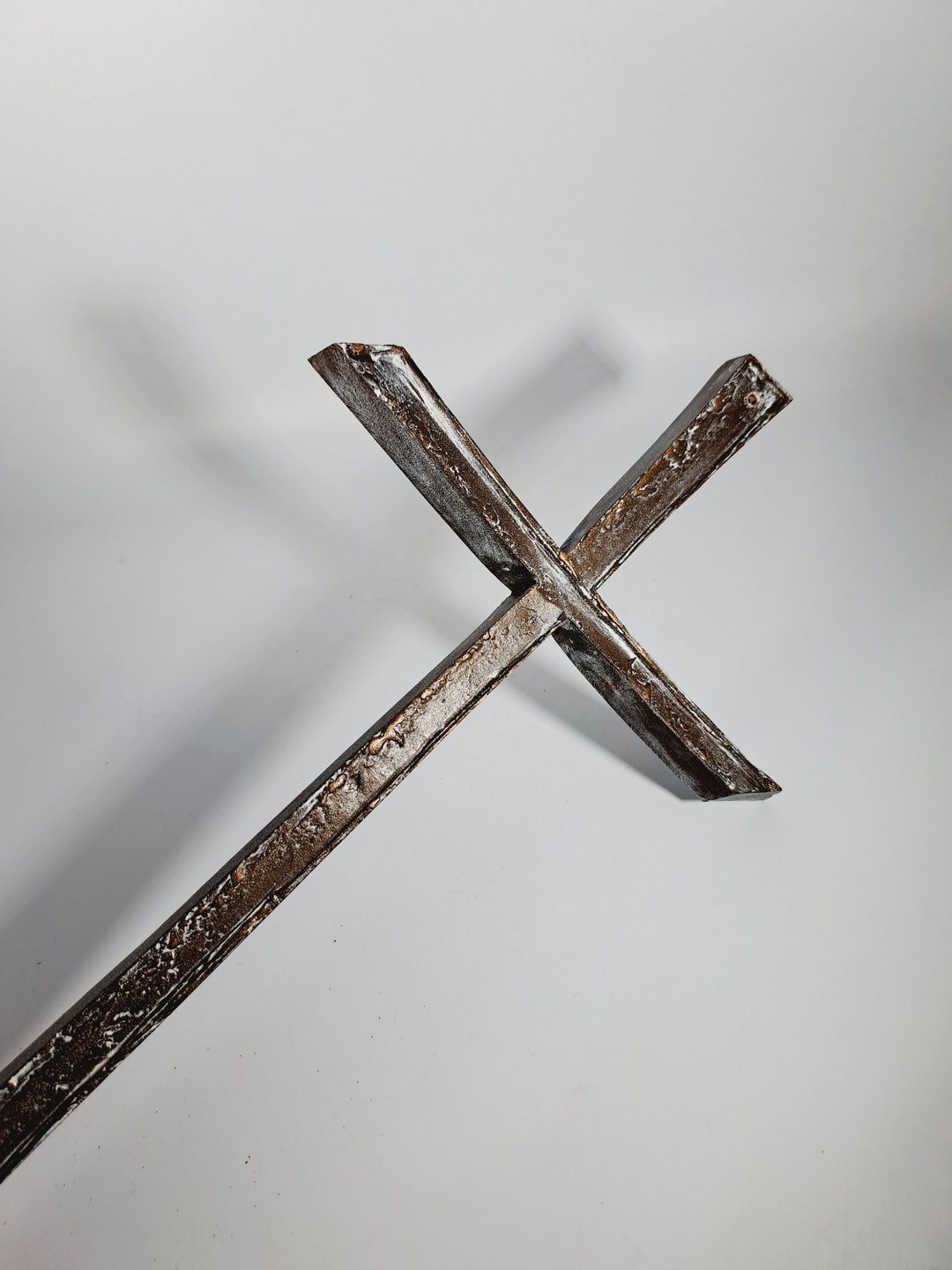 Cross Jesus Brass 60s - Etsy