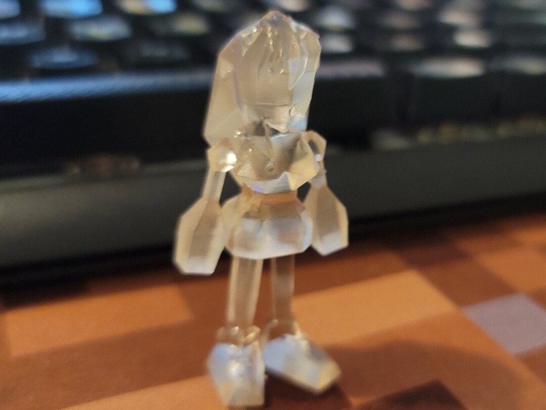 Tifa Crystal/clear Miniature Final Fantasy 7 - Etsy