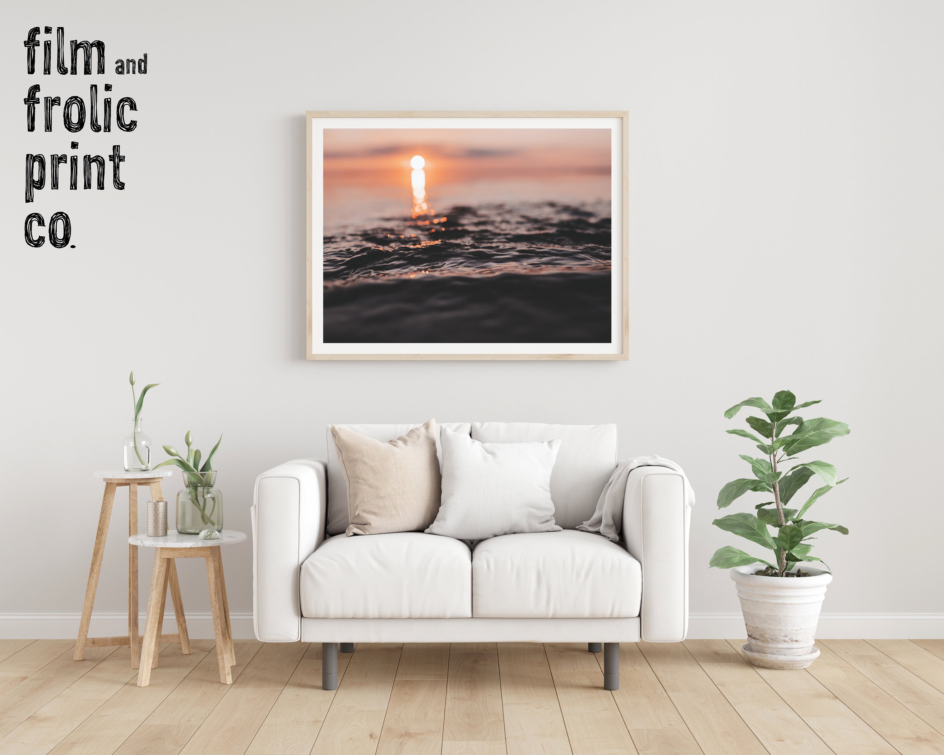 DIGITAL DOWNLOAD Ocean Sunrise Art Print Nature Beach Photography ...