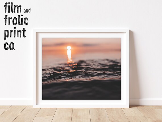 DIGITAL DOWNLOAD Ocean Sunrise Art Print Nature Beach - Etsy