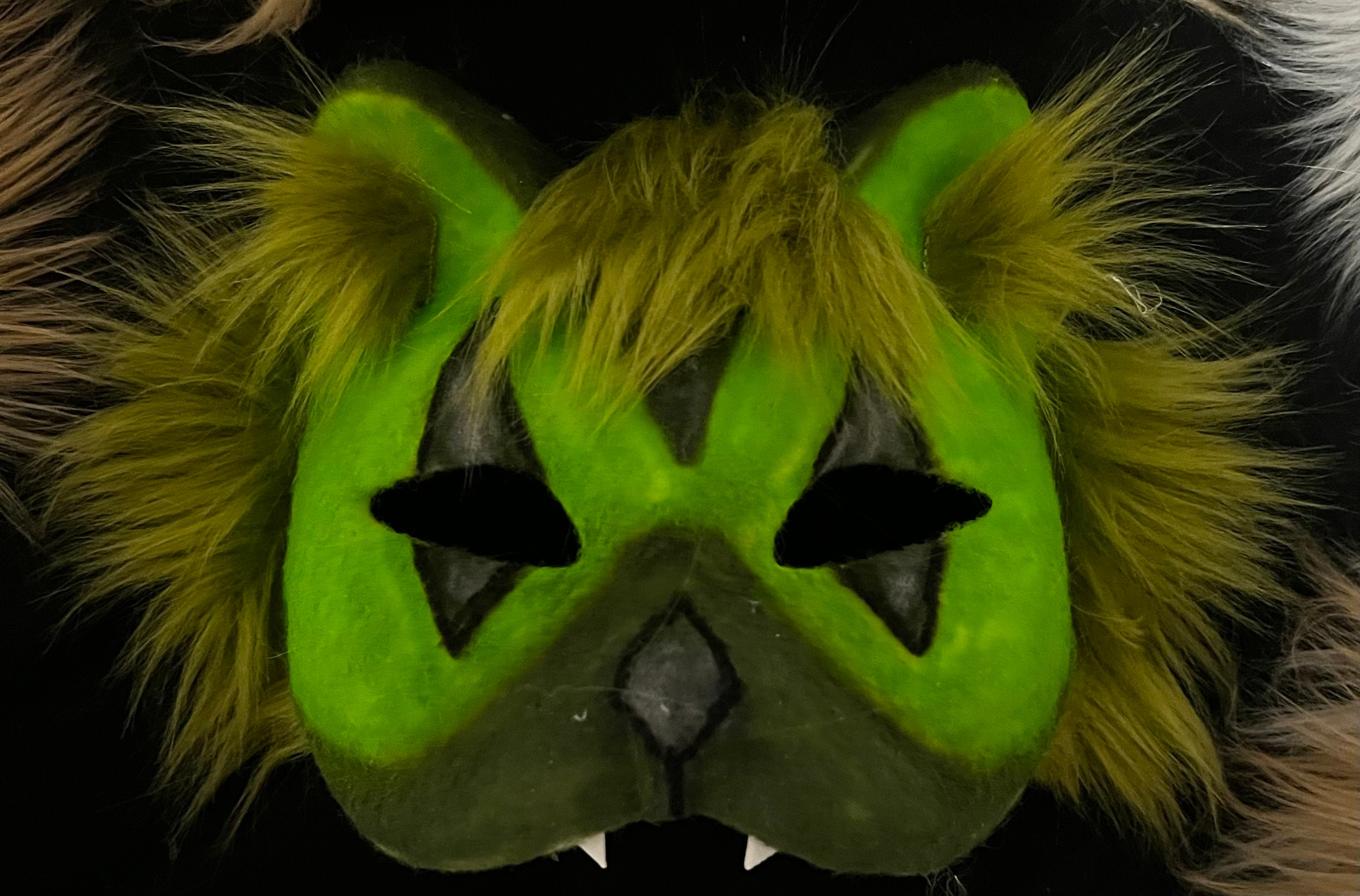 Green Cat Mask - Etsy