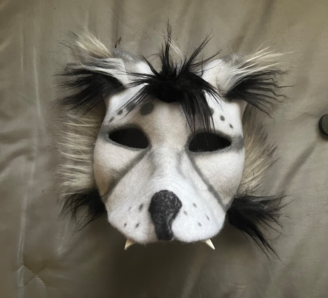 White Wolf Mask - Etsy