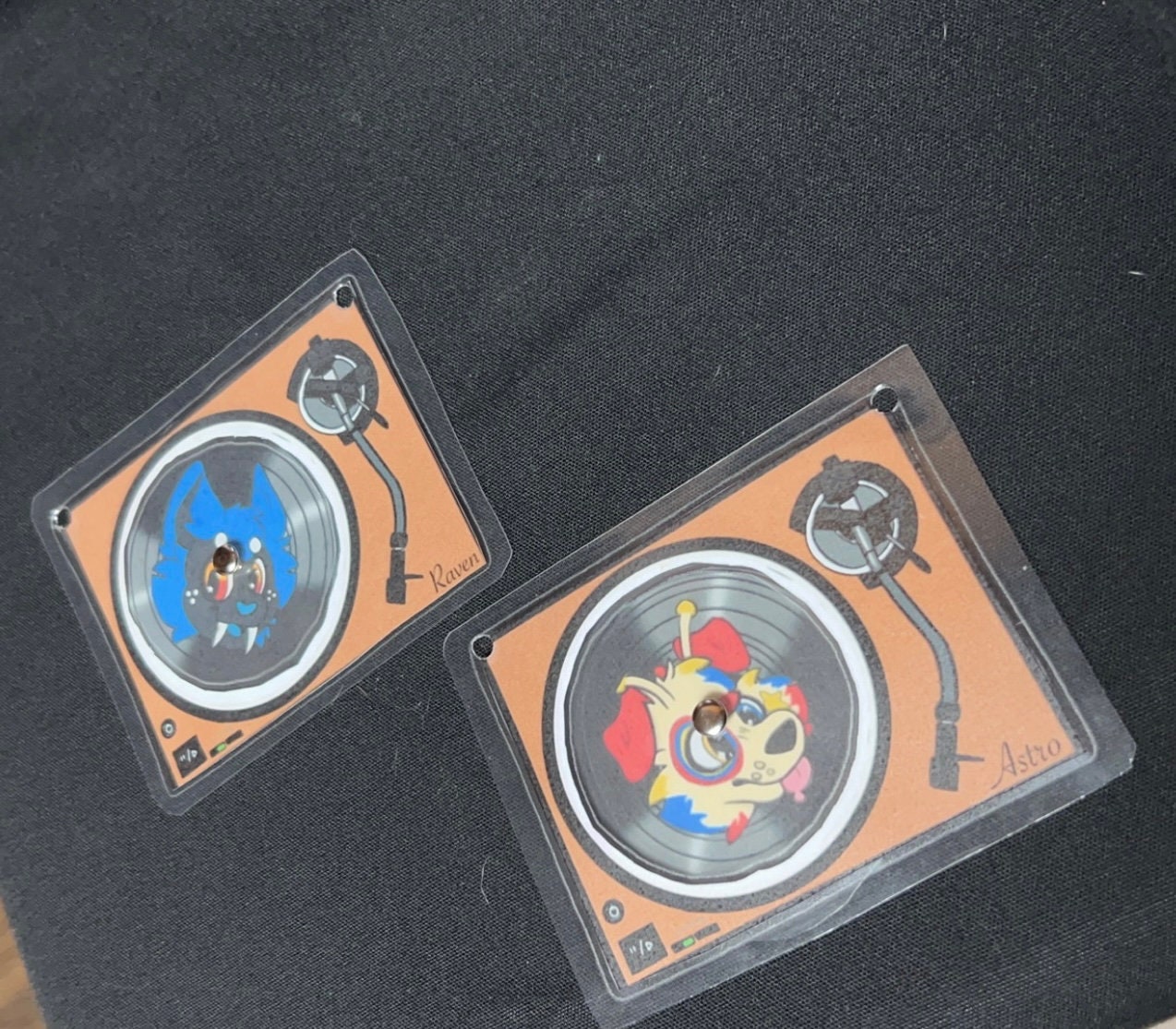 YCH Record Player Badges - Etsy