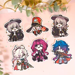 Honkai Star Rail Stickers | HSR Matte Vinyl Anime Video Game Laptop ...