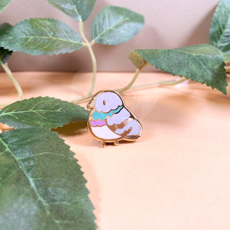Pigeon Pin - Etsy