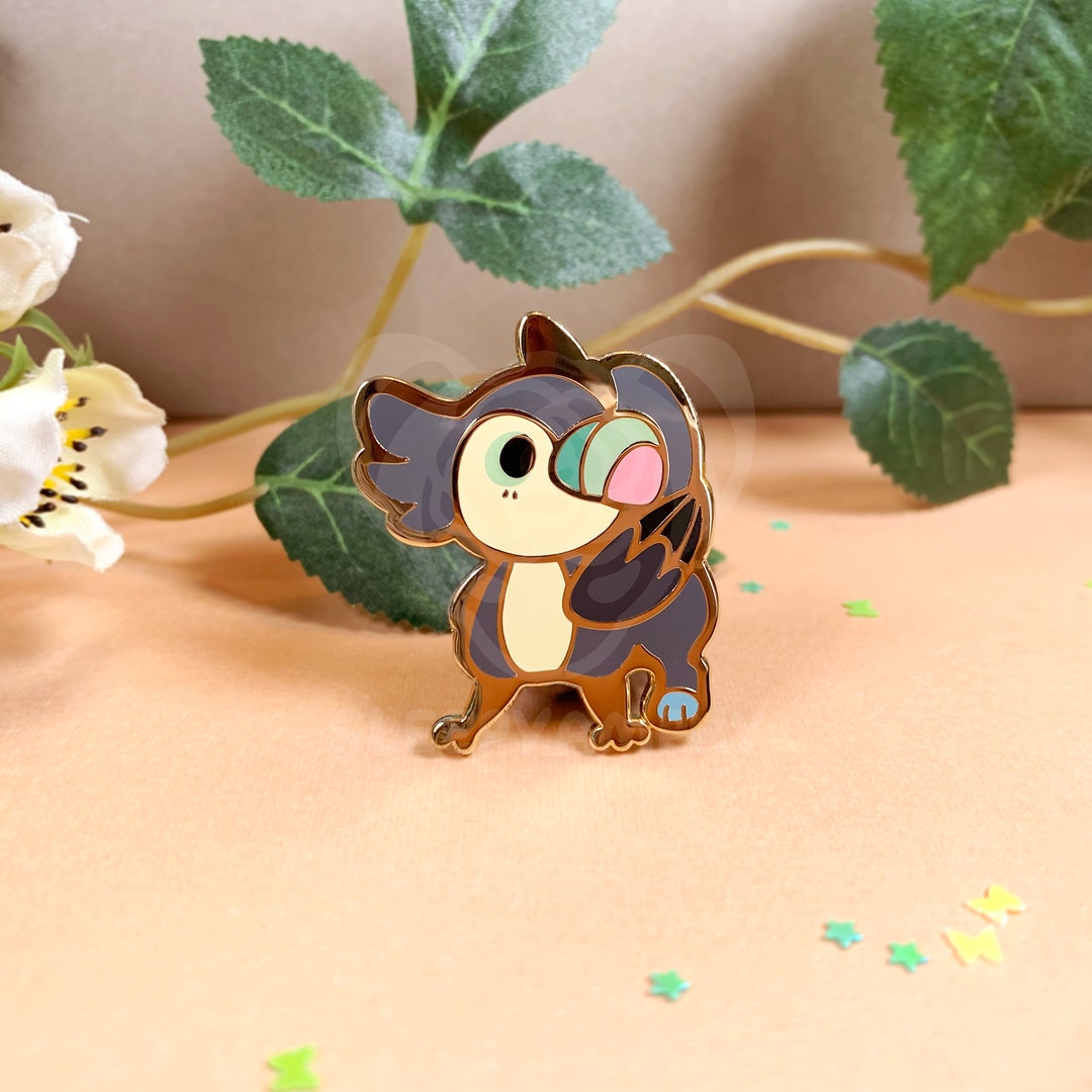 Toucan Griffin Pin | Gryphon Cute Kawaii Chibi Fantasy Mythical Animal ...