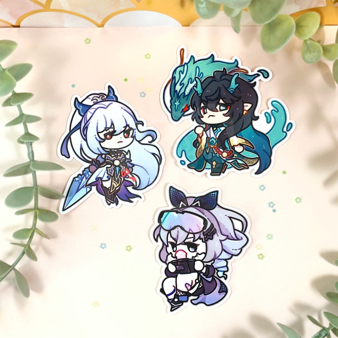 Honkai Star Rail Stickers | HSR Matte Vinyl Anime Video Game Laptop ...