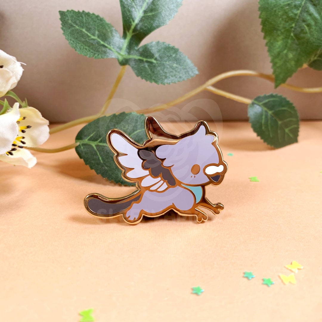 Pigeon Griffin Pin | Gryphon Cute Kawaii Chibi Fantasy Mythical Animal ...