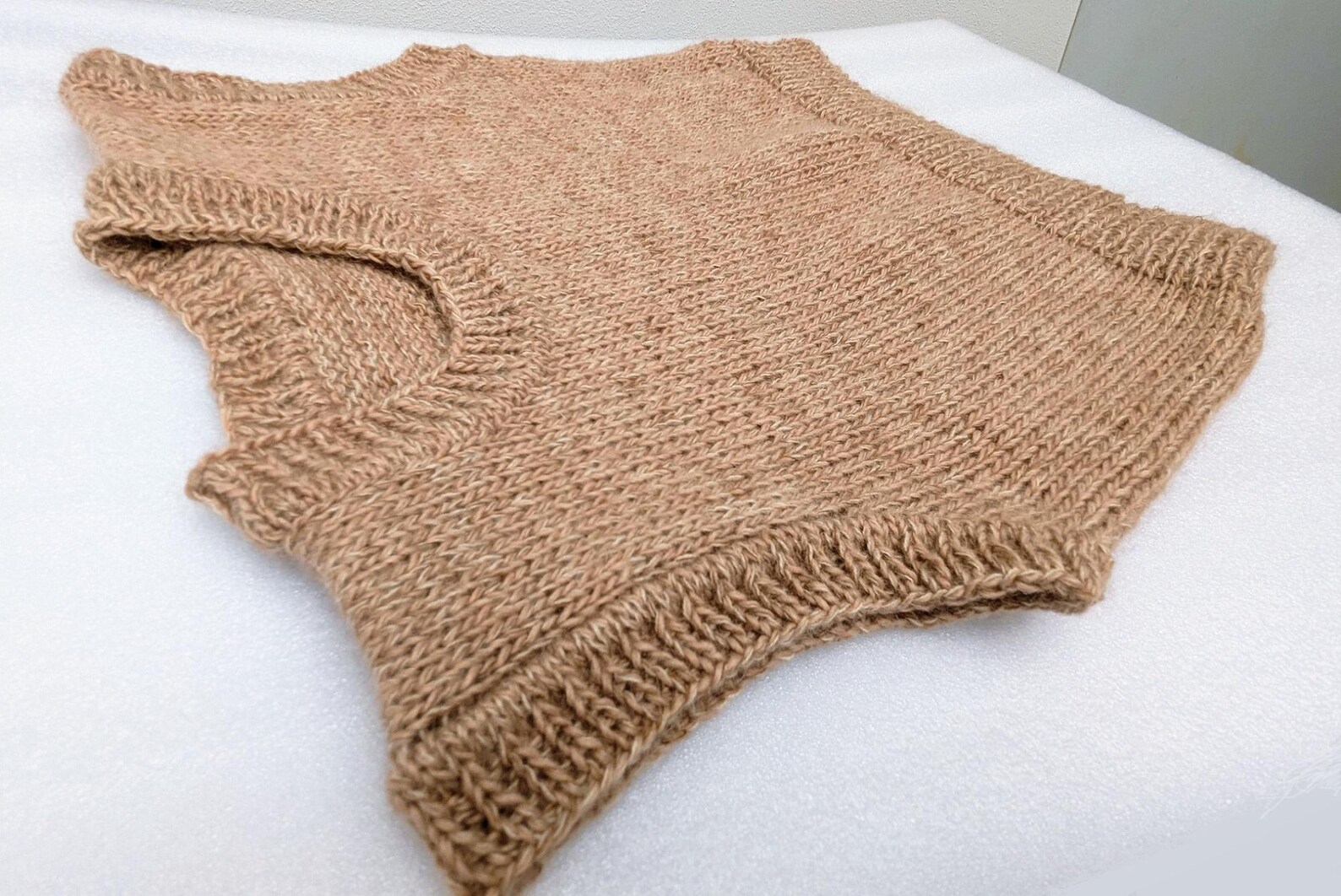 Brown Knit Vest, Woman Sleeveless Jumper, Beige Crochet Top, Chocolate ...