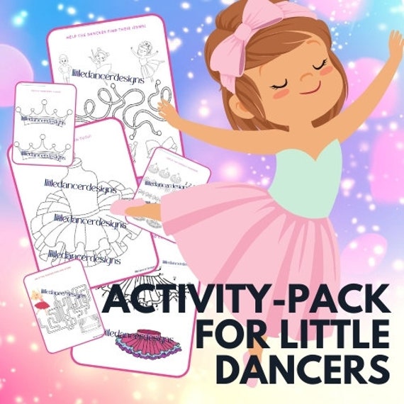 Ballet Activity Pack and Colouring for Kids - Etsy