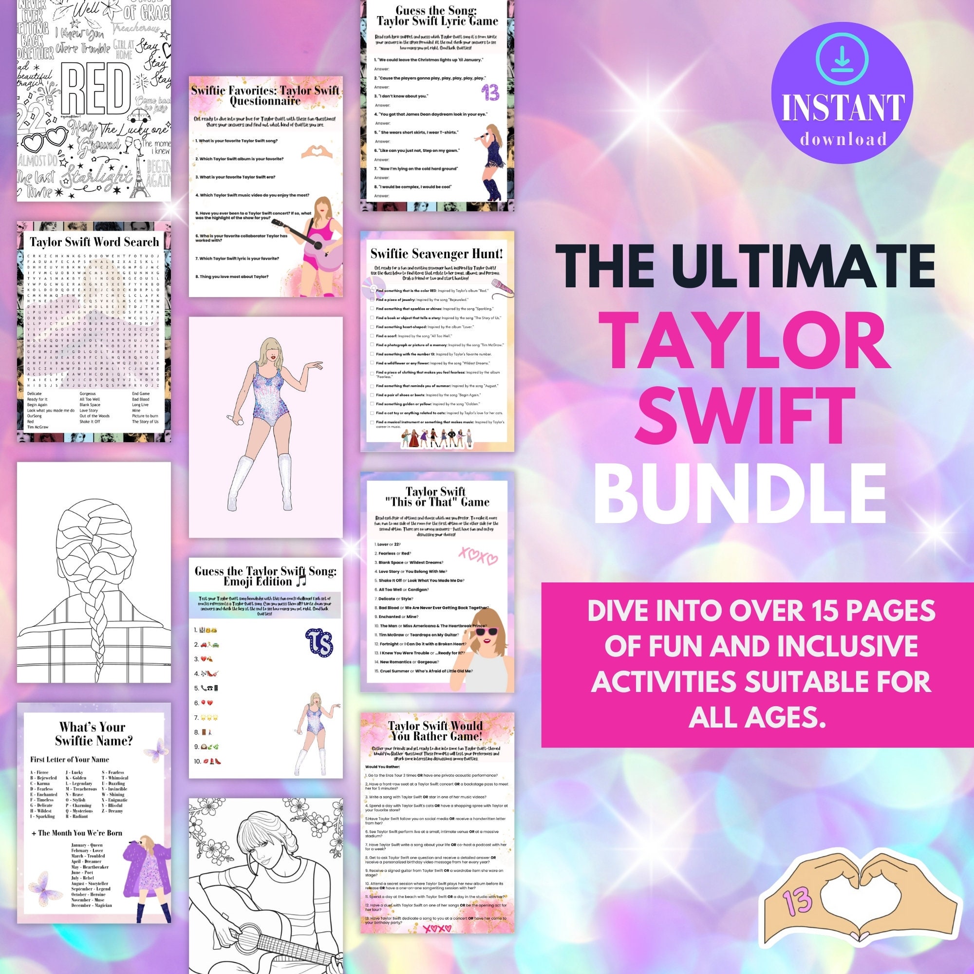 The Ultimate 'taylor Swift' Bundle - Etsy