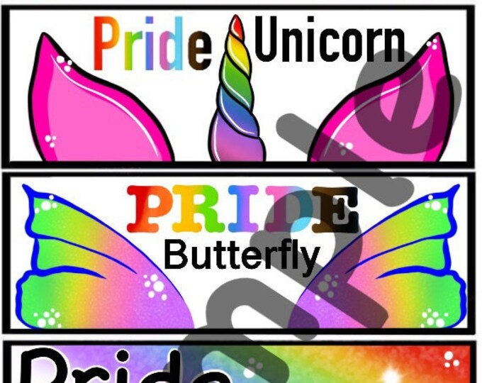 PRIDE Face Painting Word Board, Design Menu Board, Digital Downloads ...