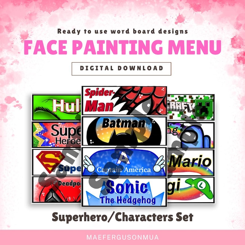 Super Heroes Sign Board - Etsy