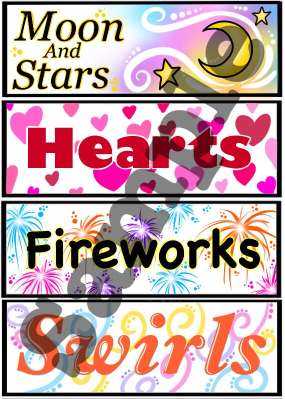 Princess, Girly, Barbie// Pack 3// Face Painting Word Board, Design ...