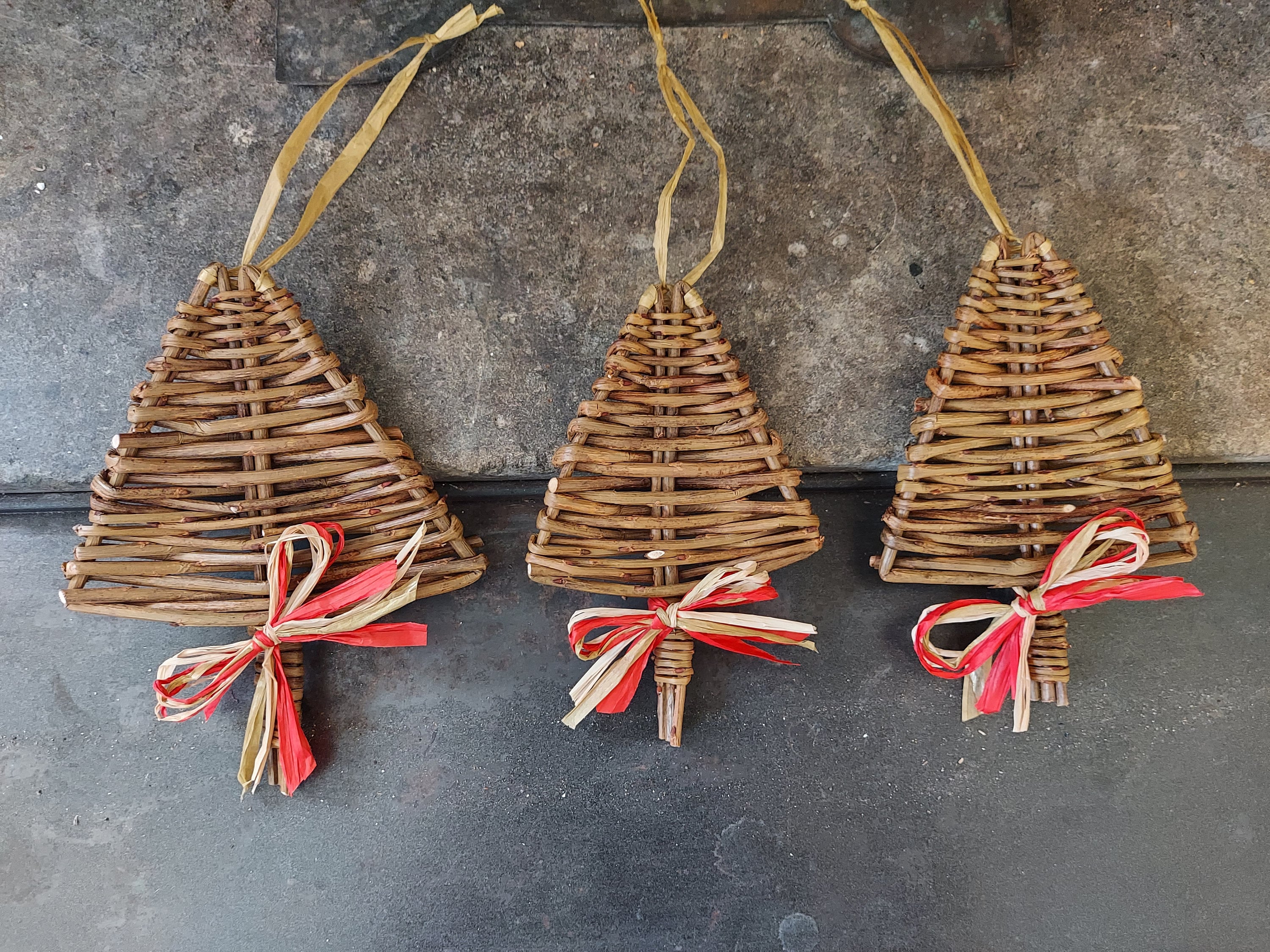 Willow Christmas Tree Bauble - Etsy UK