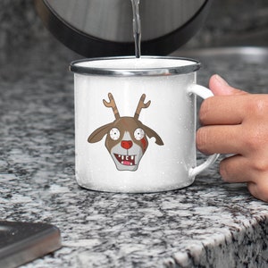 Creepy Rudolph the Red Nosed Raindeer Mug Funny Mug - Etsy