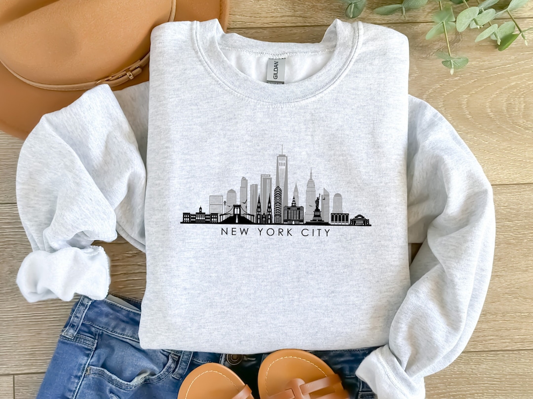 New York City T-shirt, New York Tee, New York Skyline Shirt, New York ...