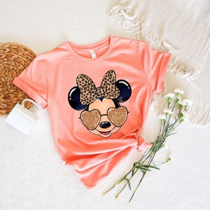 Disney Leopard Shirt,leopard Print Mickey Shirt, Animal Kingdom T-shirt ...