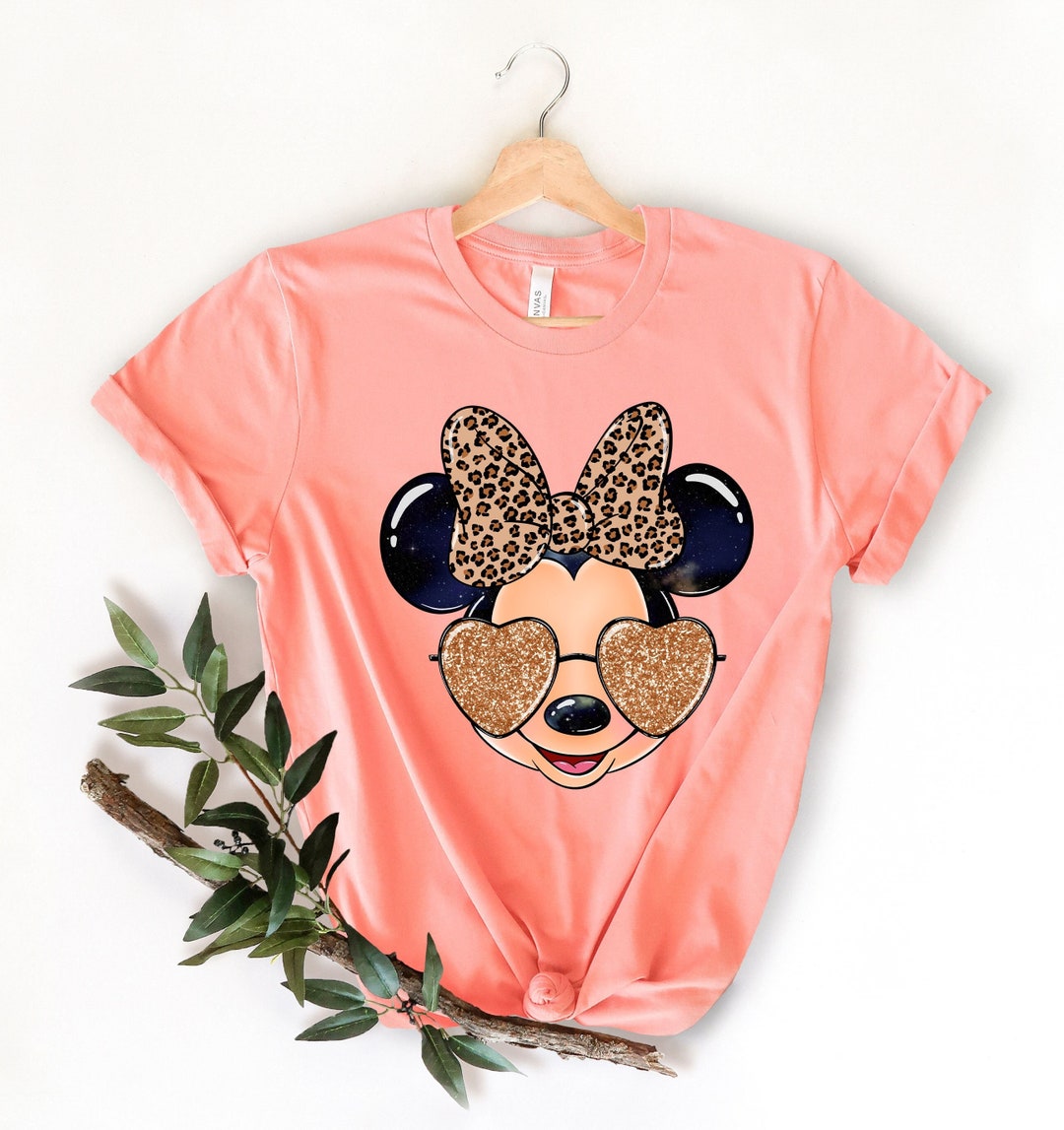 Disney Leopard Shirt,leopard Print Mickey Shirt, Animal Kingdom T-shirt ...